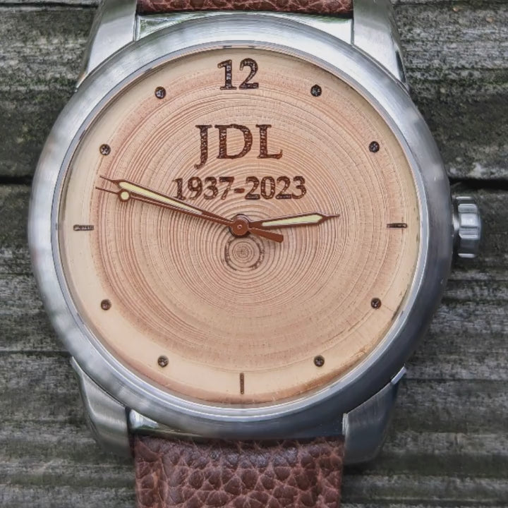 Memorial Tree Watch with Urn for Ashes | Remember Loved Ones – Tree Ring Co